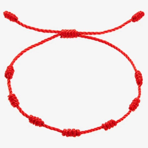 chichigems | Accessories | 7 Knots Red Bracelet Protection Red Rope ...